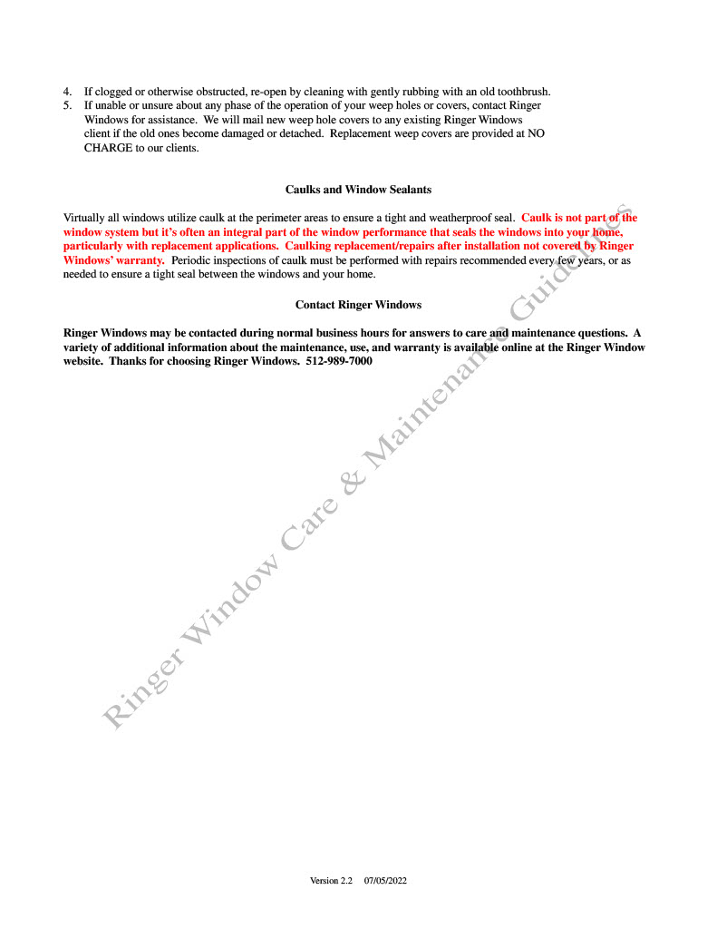 SS 4016 T - Ringer Windows - Official Site